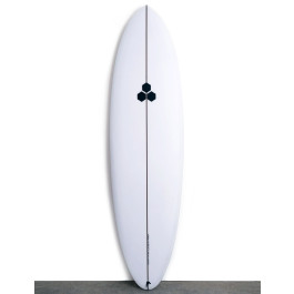 Channel Islands Mid Twin Surfboard 6ft 10 FCS II - White