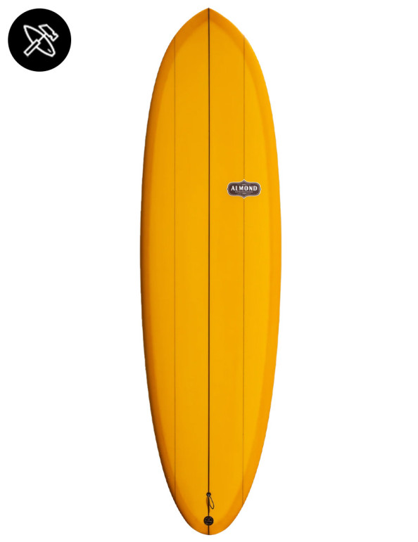 Almond Pleasant Pheasant Surfboard - Custom