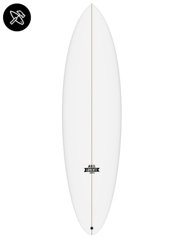 Axel Lorentz Cow Girl Surfboard - Custom