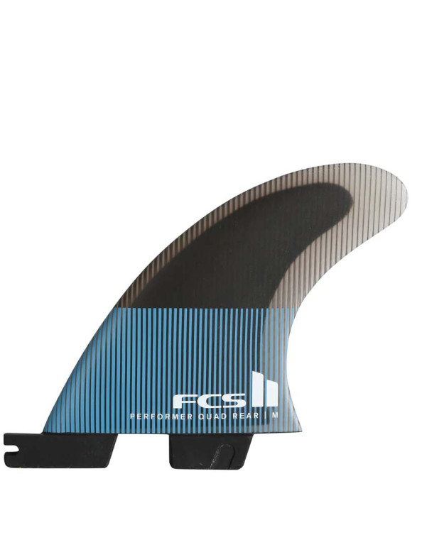 FCS II Performer PC Quad Rear Fins Small - Tranquil Blue