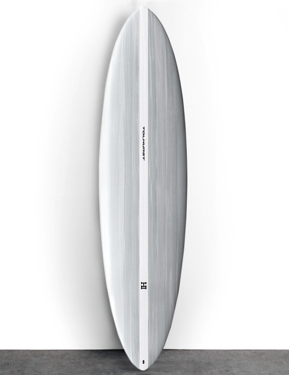 Thunderbolt Harley Ingleby Mid 6 Surfboard 6ft 4 FCS II - Candy White