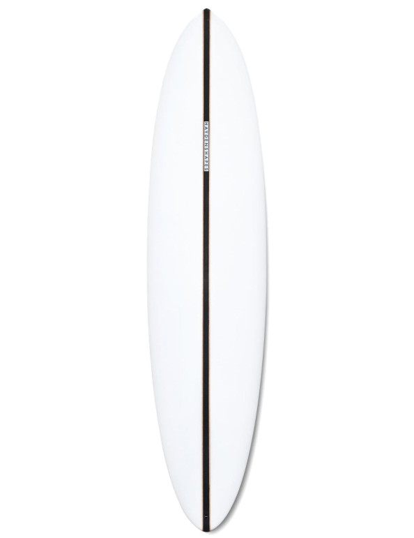 Haydenshapes Mid Length Glider FutureFlex surfboard 6ft 7 FCS II - White