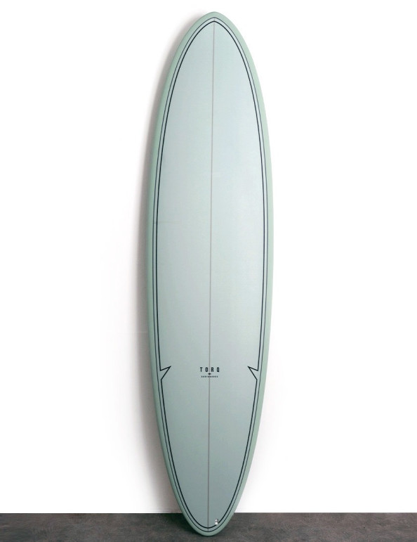 Torq Mod Fun Surfboard 6ft 8 - Grey Fibre Pattern
